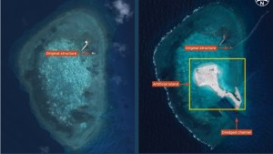 US vs Bullying China - nansha islands, spratly islands