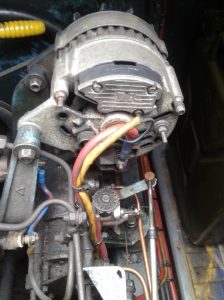 BMC 1,800 alternator - Narrowboat BMC 1800 marine
